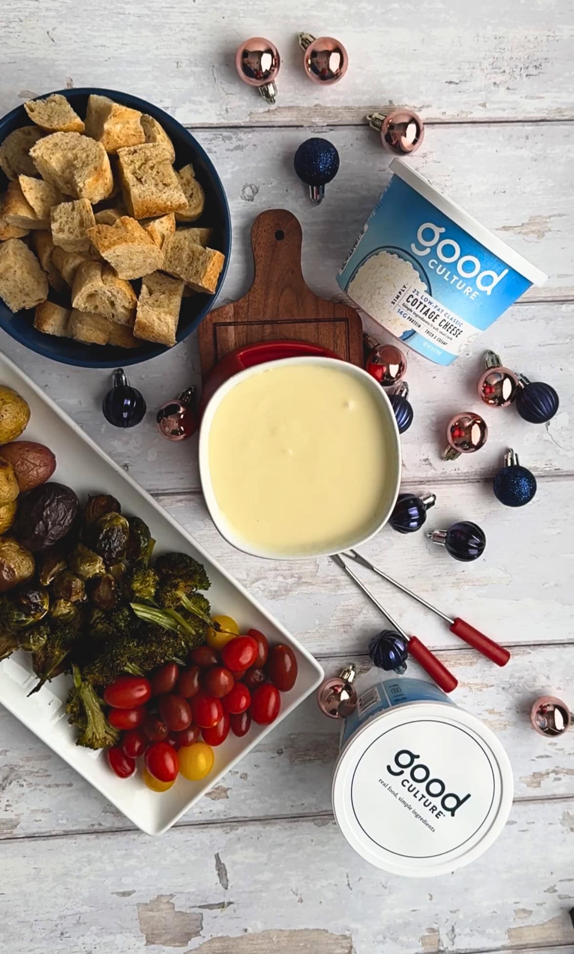 Cottage Cheese Fondue - Good Culture