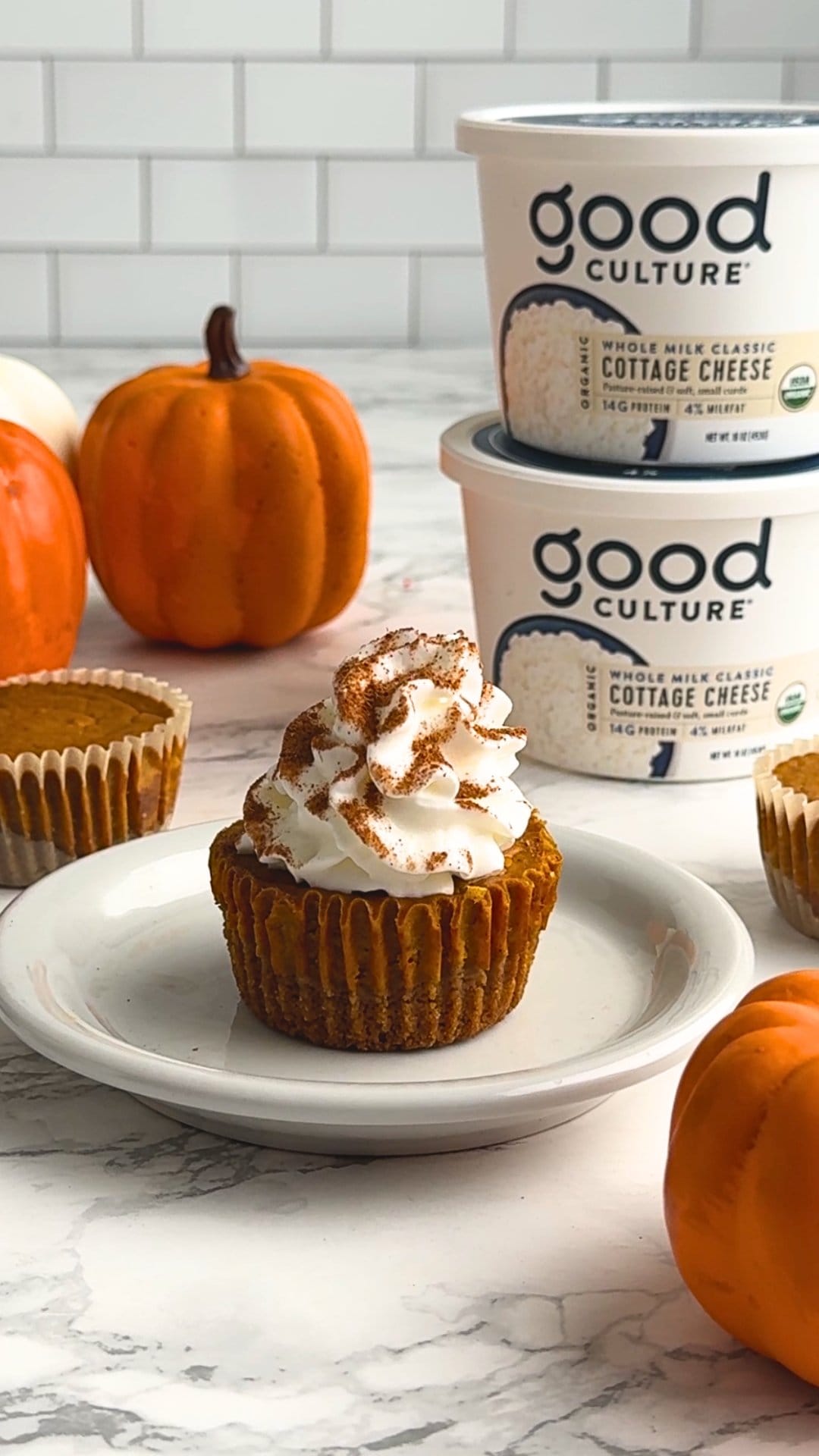 Mini Pumpkin Cheesecakes - Good Culture