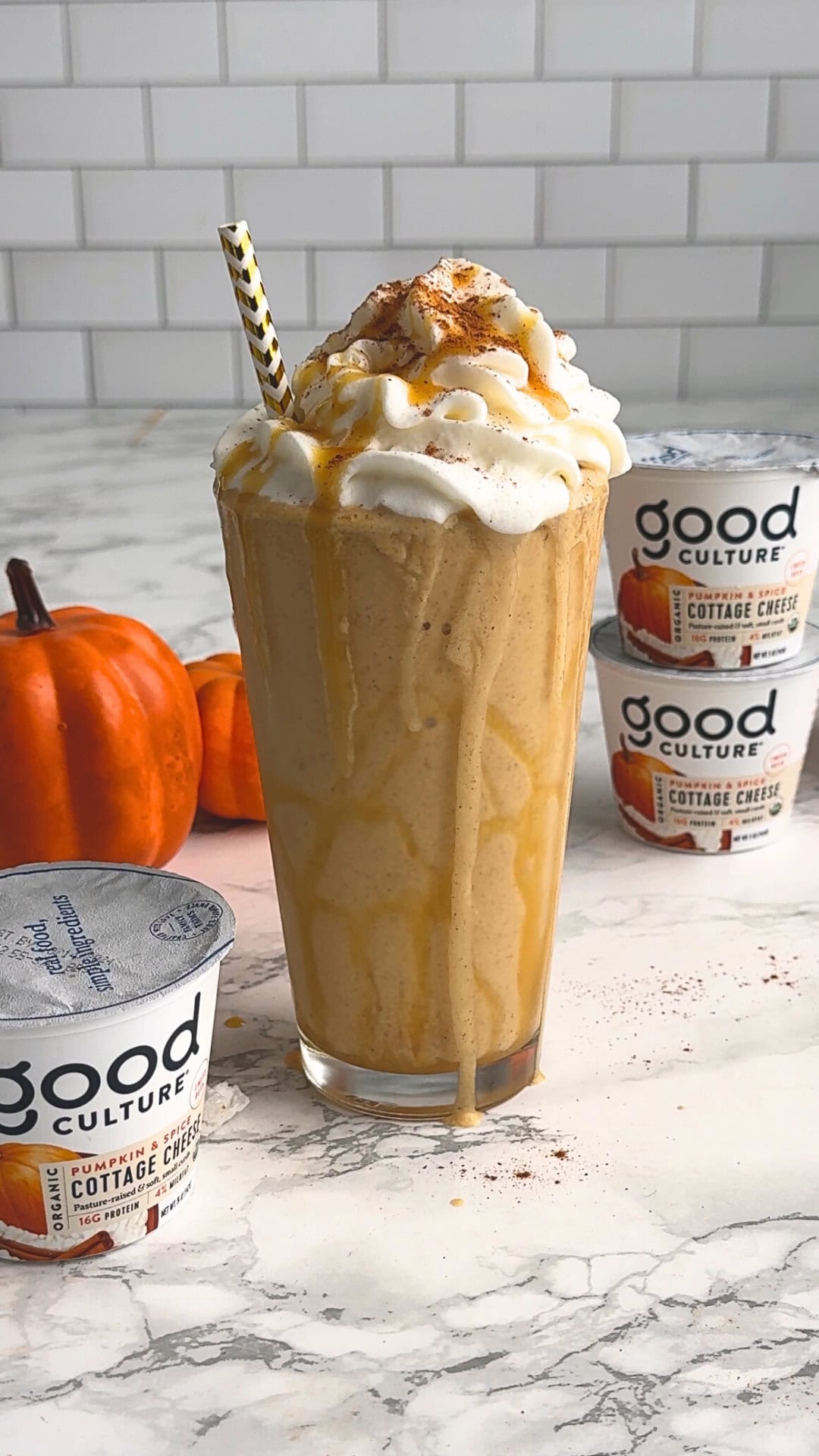 Pumpkin Spice Latte Milkshake - Good Culture