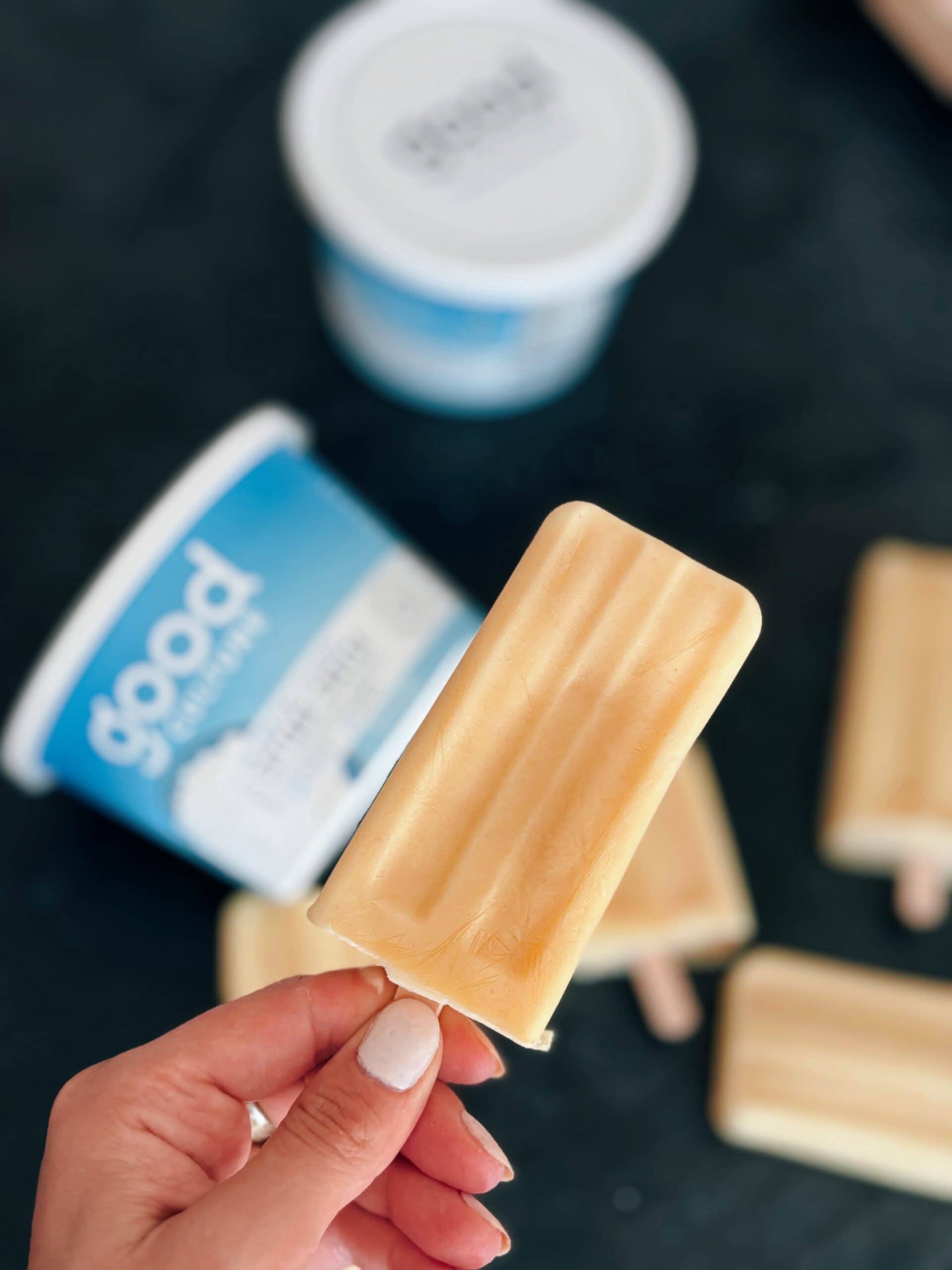 Creamy Peach Popsicles - Good Culture